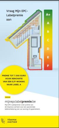 Vraag Mijn EPC-Labelpremie aan. Premie tot 7.000 euro voor renovatie van een E/F woning naar ...
